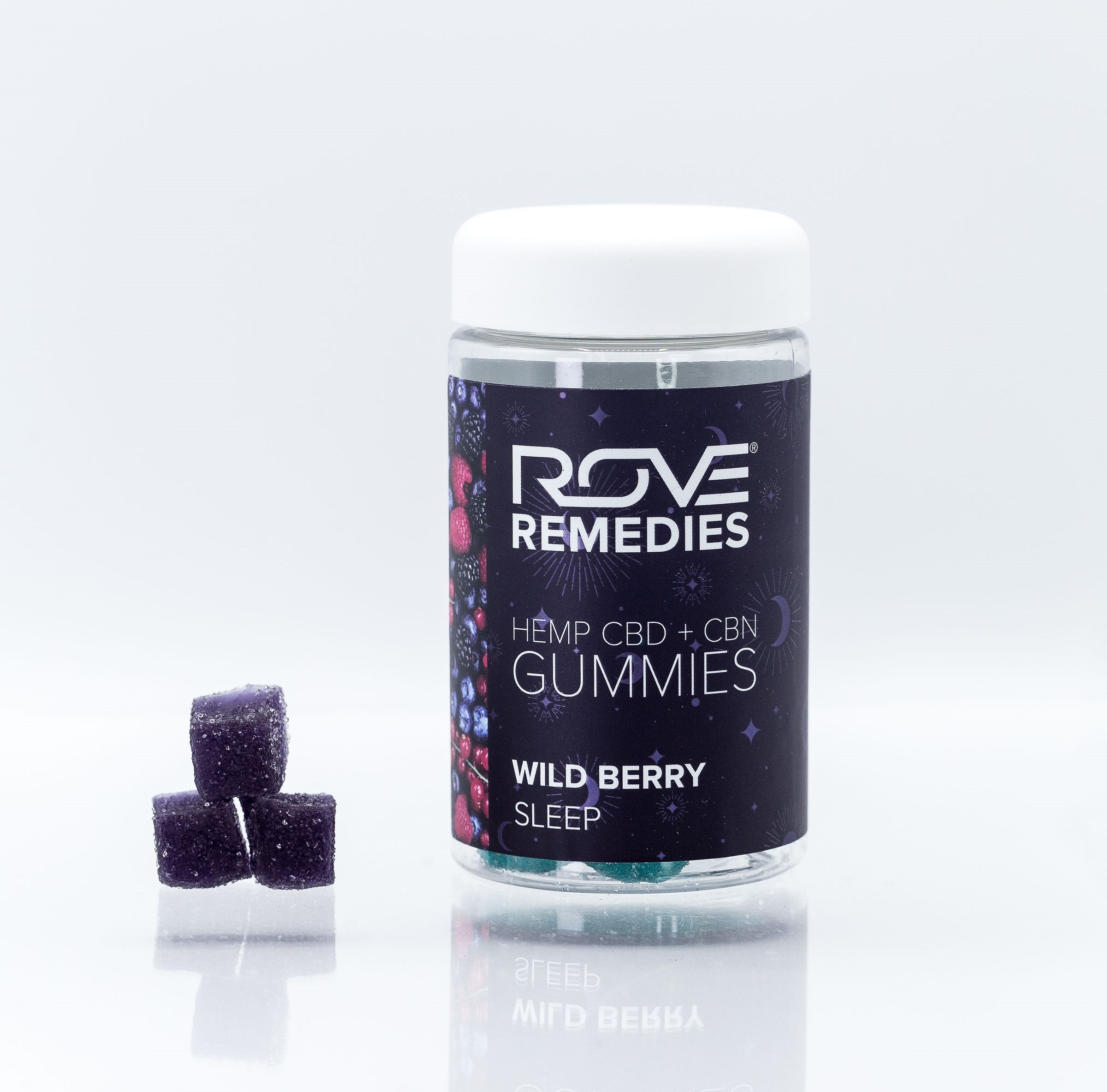 RECOVERY CBD GUMMIES | 20mg CBD | WILD BERRY - Rove Remedies