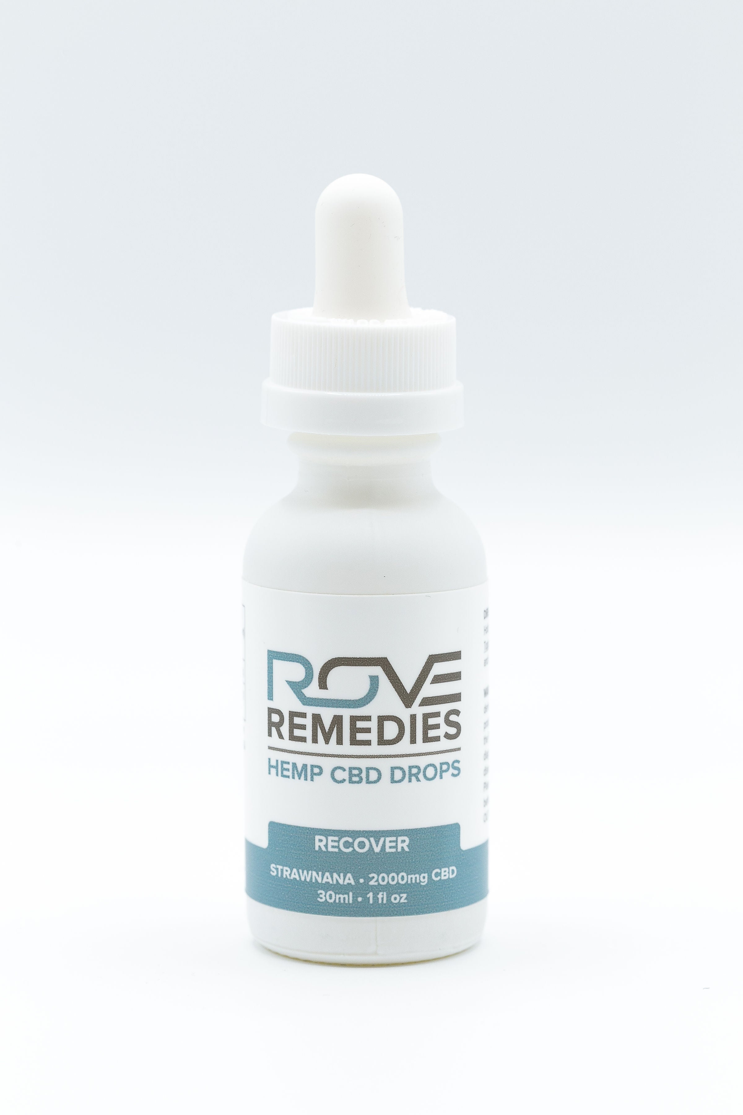 RECOVER CBD Drops | 2000mg CBD | STRAWNANA - Rove Remedies